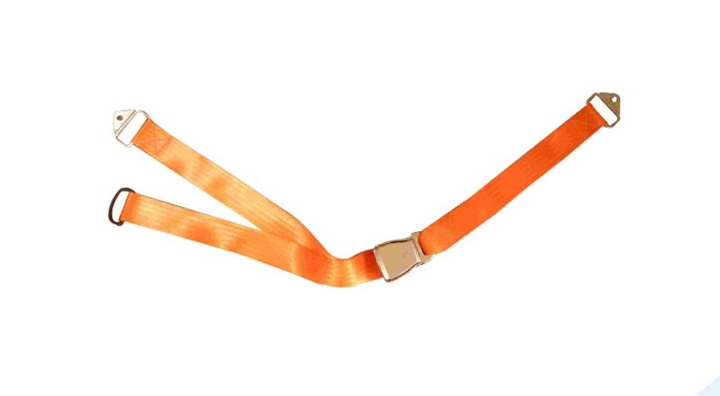 Lifeboat seat belt with aircratft type stainless steel fastners ...